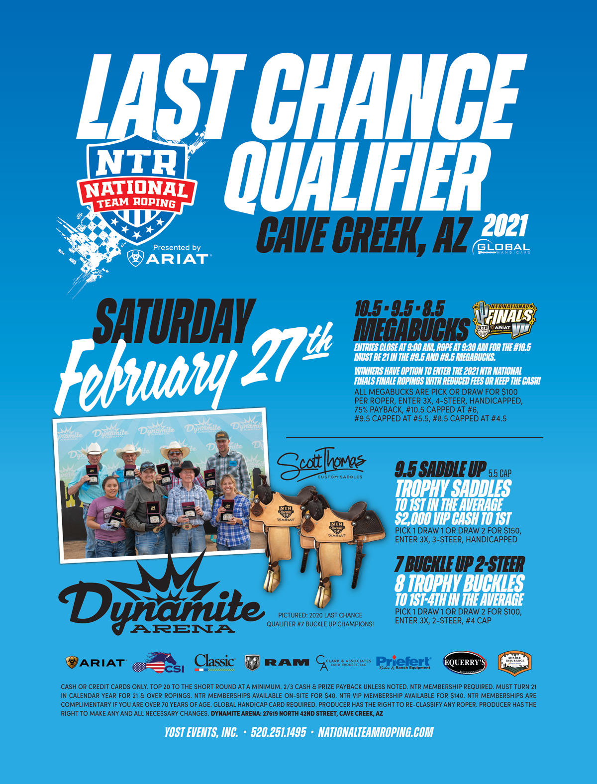 Arizona's Best Team Roping Venue | Dynamite Arena Arizona Roping Events