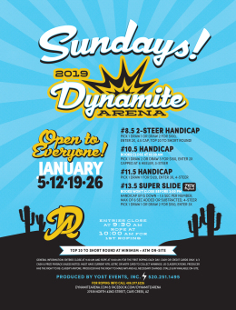 Arizona's Best Team Roping Venue | Dynamite Arena Arizona Roping Events