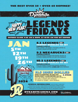 Arizona's Best Team Roping Venue | Dynamite Arena Arizona Roping Events